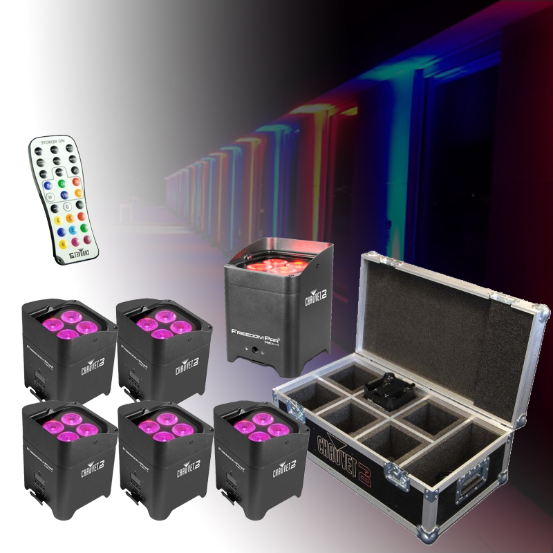 Location de Pack de 6x Projecteurs à LED sans Fil Freedom 40W - TAMTAM ...